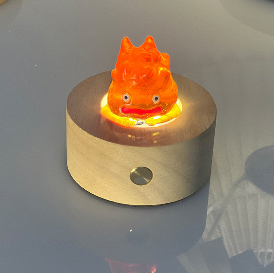 Howl's Moving Castle Calcifer Table Lamps – Studio Ghibli Premium Store